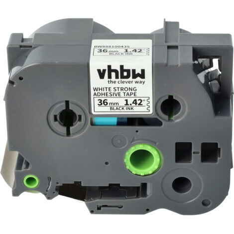 vhbw Label Tape compatible with Brother PT 550, 9200, 550A, 3600, 530 ...