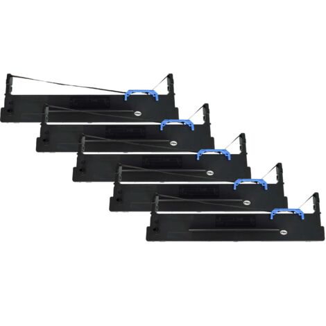 vhbw 5x Ribbon Cartridge Replacement for Tally 099007 for Dot Matrix ...