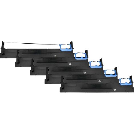 vhbw 5x Ribbon Cartridge compatible with Tally 1430, TD1430 Dot Matrix ...