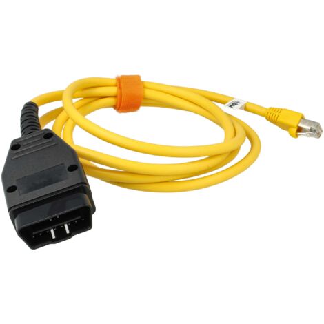 vhbw OBD Adapter OBD2 16 pin socket to RJ45 plug compatible with BMW ...