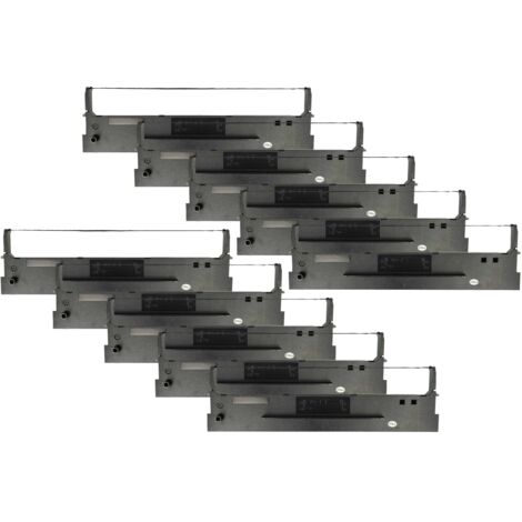 vhbw 10x Ribbon Cartridge Replacement for Tally 99041 for Dot Matrix ...