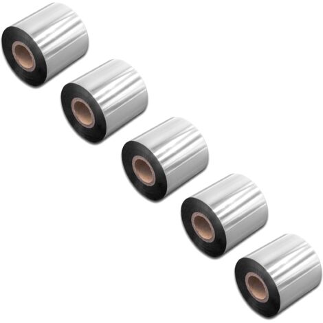 vhbw 5x Thermal Ribbon compatible with TSC TTP-243 Pro, TTP-244 Pro ...