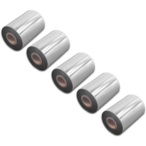 vhbw 5x Thermal Ribbon compatible with TSC TTP-268M, TTP-2610MT Label ...