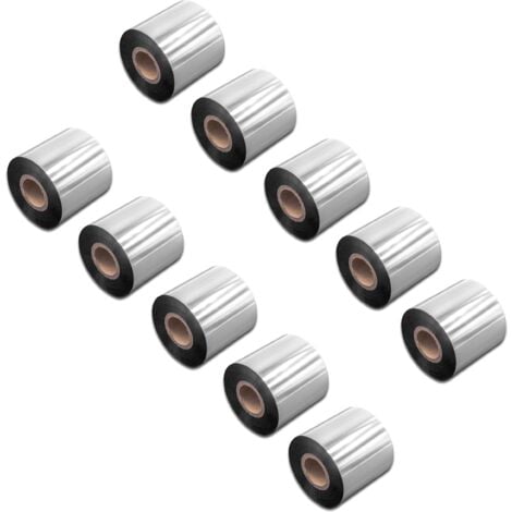 vhbw 10x Thermal Ribbon compatible with Intermec Honeywell PD42, PD41 ...