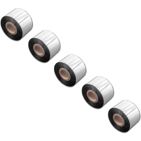 vhbw 5x Thermal Ribbon compatible with Valentin Vario III - Serie Label ...
