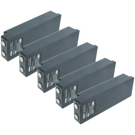 vhbw 5x Battery compatible with Palfinger 960, 790, 590, RC400 ...