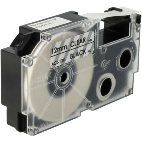 vhbw 1x Label Tape compatible with Casio KL-2000, KL-300, KL-200E, KL ...