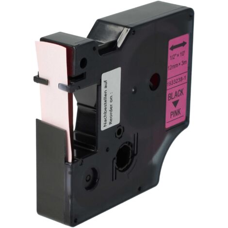 vhbw 1x Label Tape compatible with Dymo LabelMaker PC II Label Printer ...