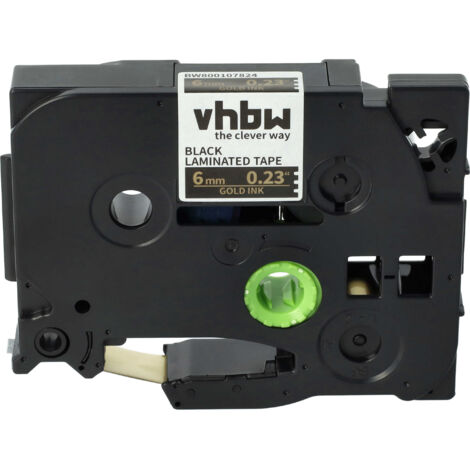 vhbw 1x Label Tape compatible with Brother PT 9600, 9400, 900, 9000 ...