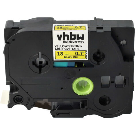 vhbw 1x Label Tape compatible with Brother PT 1700, 1760, 1800, 1750 ...