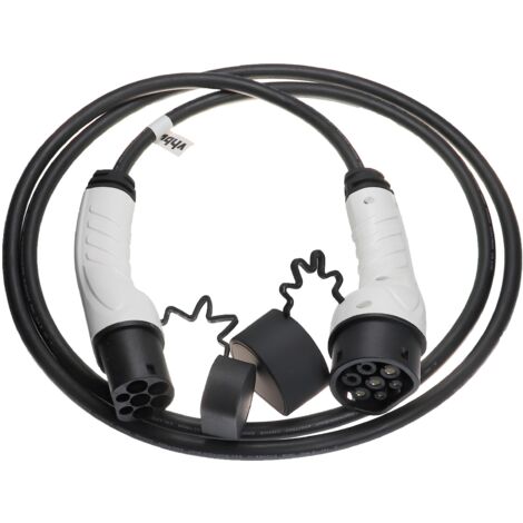 vhbw Charging Cable Type 2-Type 2 compatible with Smart EQ fortwo, 1, 3 ...