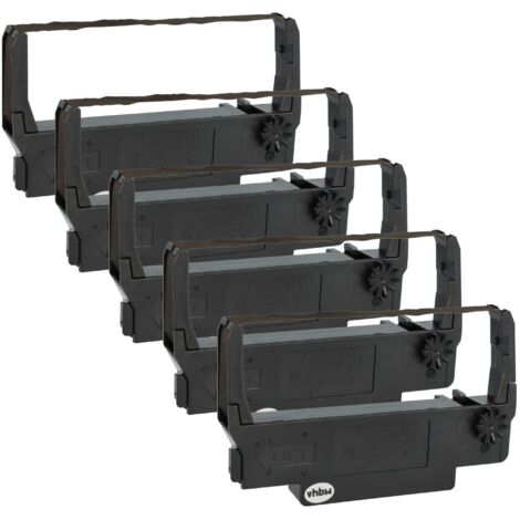 vhbw 5x Ribbon Cartridge compatible with Epson TM 300 D, TM-300C, TM ...