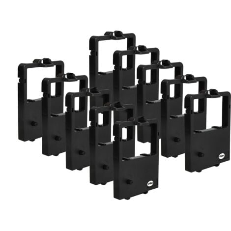 vhbw 10x Ribbon Cartridge compatible with NEC Dot-Matrix Printer ...