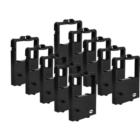 vhbw 10x Ribbon Cartridge compatible with NEC Dot-Matrix Printer P 32 Q ...