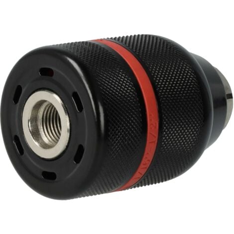 vhbw Quick Change Clamping Chuck Replacement for Metabo 636620000 4007430445728 for Wireless Screwdriver Drilling Machine Red