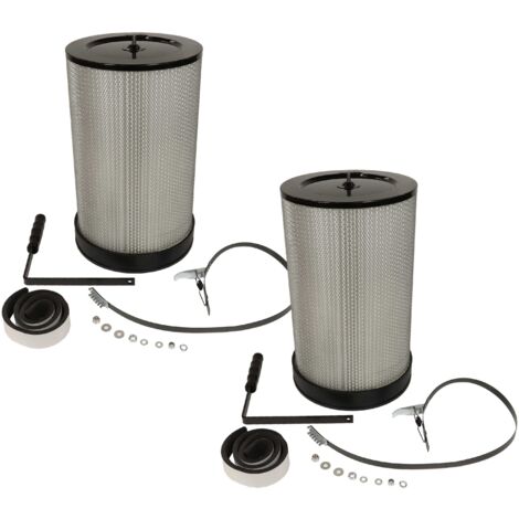 vhbw 2x Fine Dust Filter Replacement for Scheppach 75006000 for ...