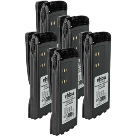 vhbw 5x Battery compatible with Motorola GP338, GP339, GP328, GP329 ...