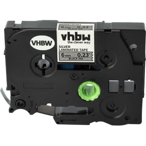 vhbw 1x Label Tape compatible with Brother PT 200, 1960, 2030, 2030AD ...