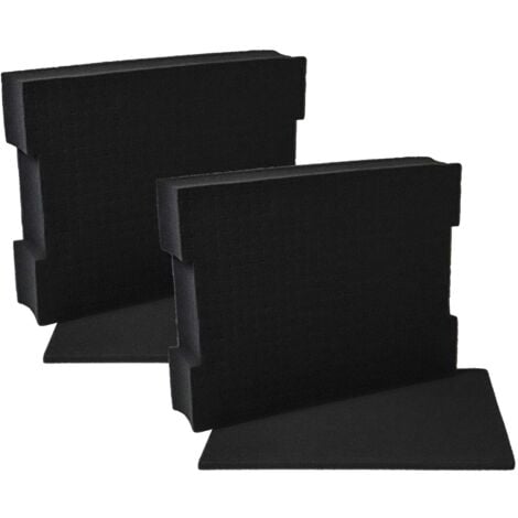 vhbw 2x Foam Insert with Base Panel Replacement for Sortimo 6000003673 ...