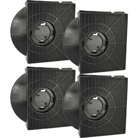 vhbw 4x Activated Carbon Filter compatible with Elica CIAK LUX GR/A/L ...