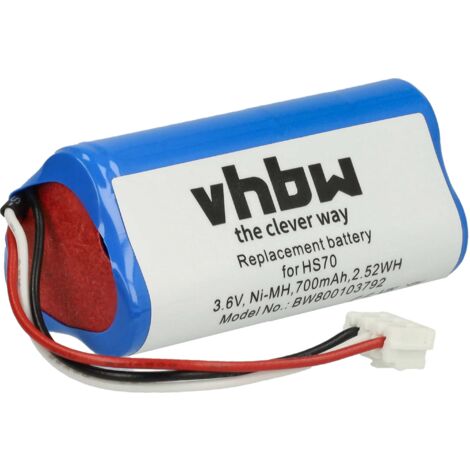 vhbw Battery compatible with Wella Xpert HS70 Electric Hair Trimmer ...