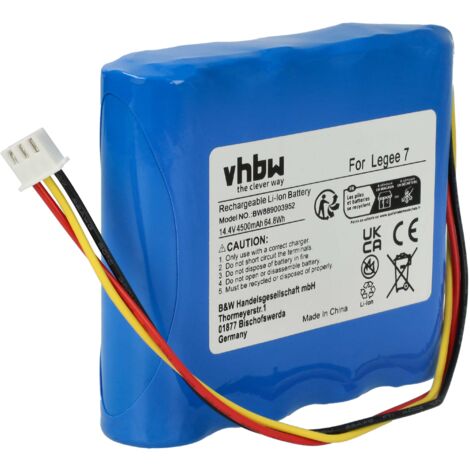 vhbw Battery compatible with Hobot LEGEE D7, 7 Home Cleaner (4000 mAh ...