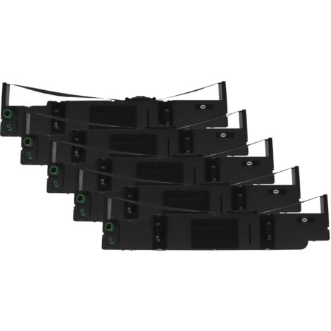 vhbw 5x Ribbon Cartridge compatible with Seiko / Seikosha FB-600, FB600 Dot Matrix, Receipt ...