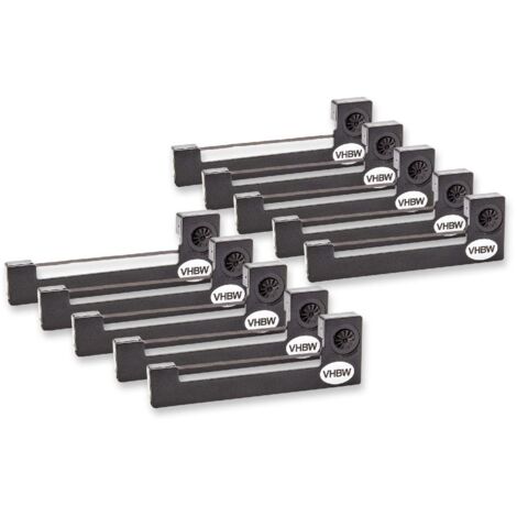 vhbw 10x Ribbon Cartridge compatible with C.Itoh 150 Dot Matrix ...