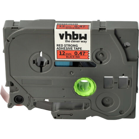 vhbw Label Tape compatible with Brother PT 200, 1950, 1950VP, 1960 ...