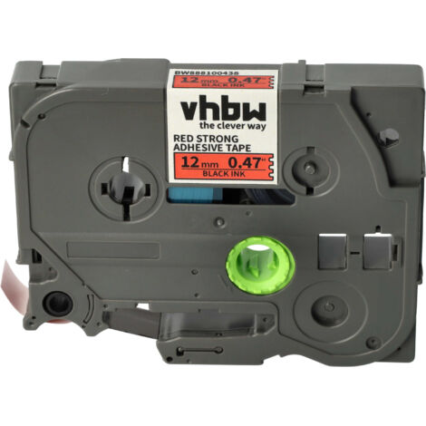 vhbw Label Tape compatible with Brother PT 2100VP, 220, 210E, 2110 ...