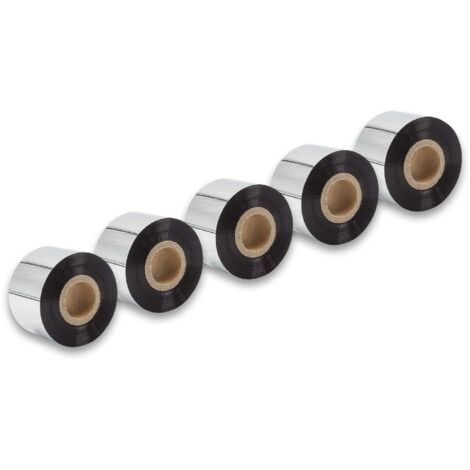 vhbw 5x Thermal Ribbon compatible with TSC TTP-247, TTP-246M Plus, TTP ...