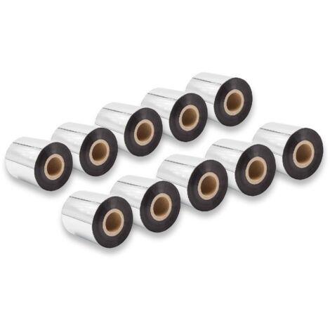 vhbw 10x Thermal Ribbon compatible with Zebra Xi4, Xi220, Xi170, Xi140 ...