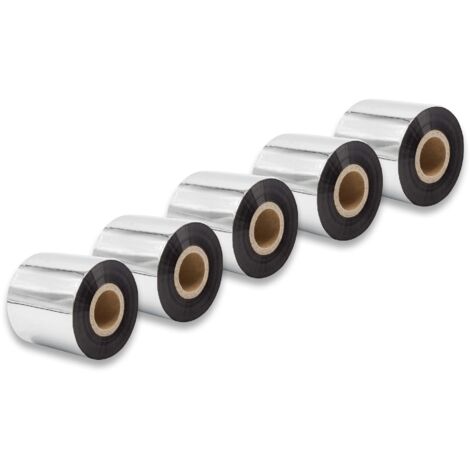vhbw 5x Thermal Ribbon compatible with Zebra XiIII, Xi-Serie, XiIII ...