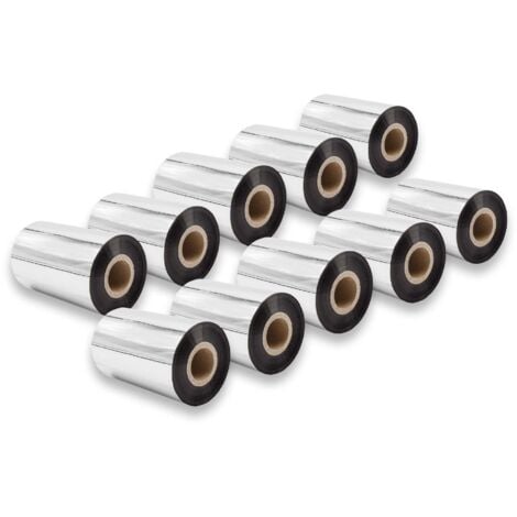 vhbw 10x Thermal Ribbon compatible with Godex EZ-1100 Plus, EZ-2200 ...