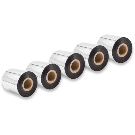 vhbw 5x Thermal Ribbon compatible with TSC TTP-344M Plus, TTP-343 Plus ...