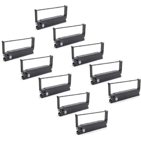 vhbw 10x Ribbon Cartridge compatible with Sharp ER-A 550, ER-A 550 S ...