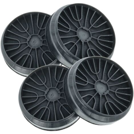 vhbw 4x Activated Carbon Filter compatible with Neff D62PBCONOE/02, D65IEE150/02, D62PBCONO0/01 ...