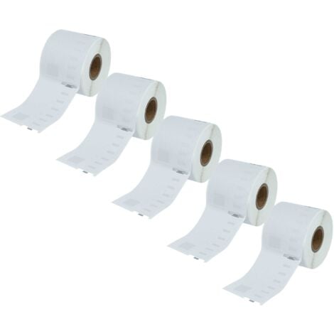 vhbw 5x Label Roll 54mm x 70mm (320 Label) compatible with Dymo ...