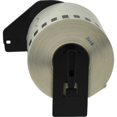 vhbw Label Roll with Holder 62mm x 30.48m (1 Label) Replacement for ...