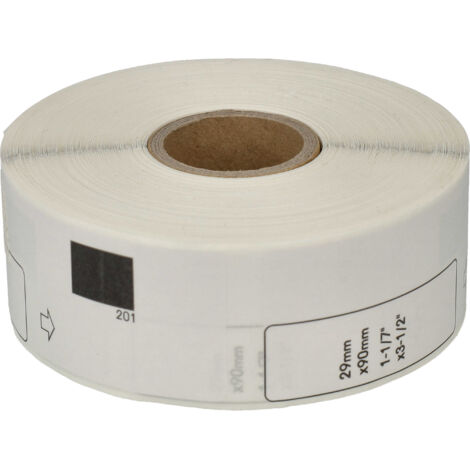 vhbw Label Roll 29mm x 90mm (400 Label) compatible with Brother PT QL ...