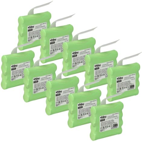 vhbw 10x Battery compatible with Midland M99, LXT410, LXT376, LXT440 ...