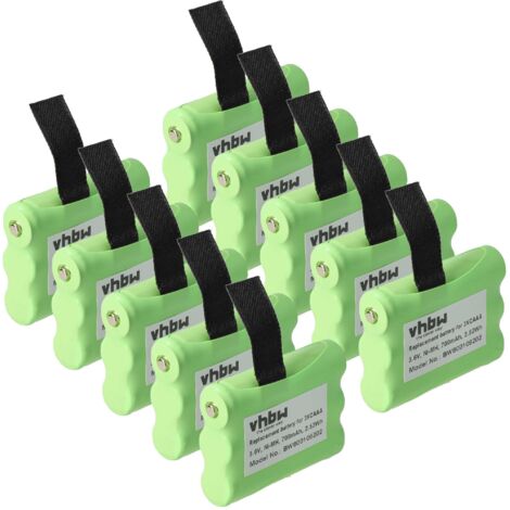 vhbw 10x Battery compatible with Motorola SX600, SX800, SX800R, SX500R ...
