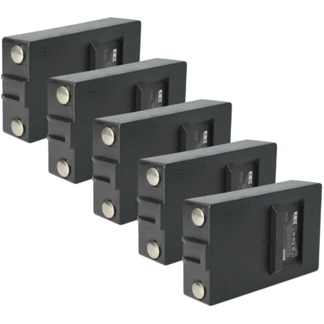vhbw 5x Battery compatible with Hiab HiDrive 4000 Industrial Radio ...