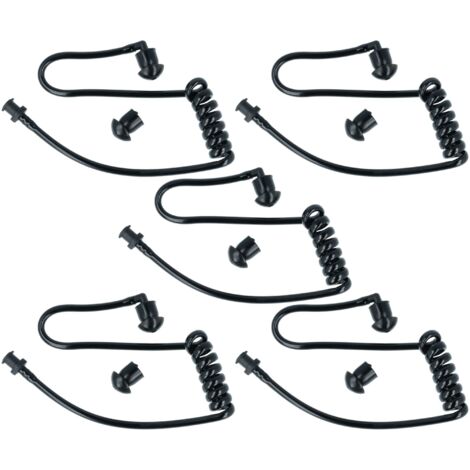 vhbw 5x Bodyguard Headset Tube Earpiece, 10x ear plug for Headset, Two ...