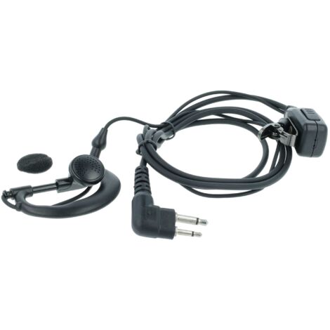 vhbw 10x Headset earpiece compatible with Motorola GP88, GP300, GP73 ...