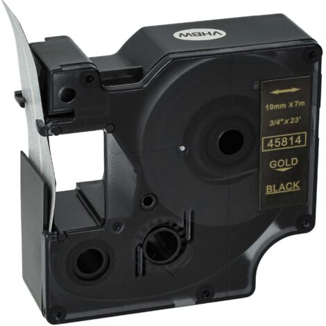 vhbw Label Tape Replacement for Dymo D1, 45814 for Label Printer 7m x ...