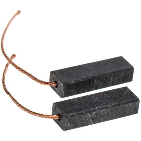 vhbw 2x Carbon Brush Motor Brush 27 x 9 x 6mm compatible with Flymo ...