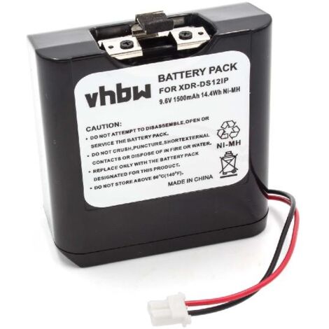 vhbw Battery compatible with Sony RDP-V20IP, XDR-DS12iP, RDP-XF100iP ...
