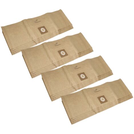 vhbw 20 Paper Dust Bags compatible with Bosch AdvancedVac 20 Vacuum ...