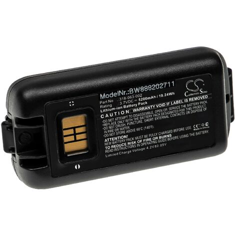 vhbw Replacement Battery compatible with Honeywell CK3, CK3B, CK3X ...